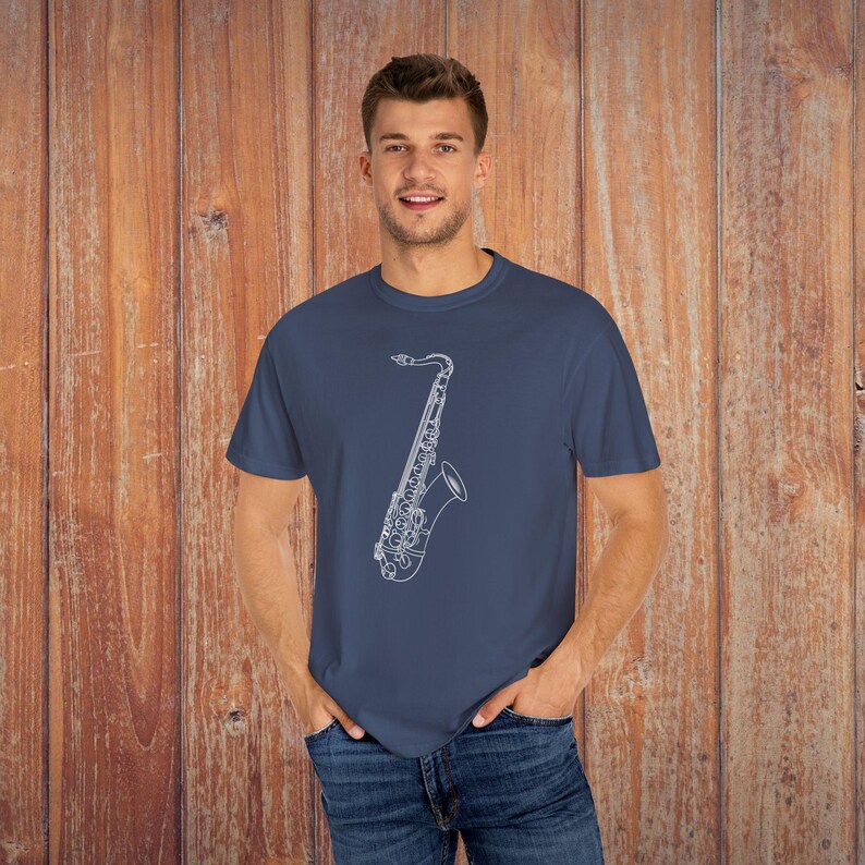 Tenor Saxophone Shirt, Gift for Saxophone Player, Band Shirt, Comfort ...