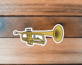 Trumpet Sticker - Etsy