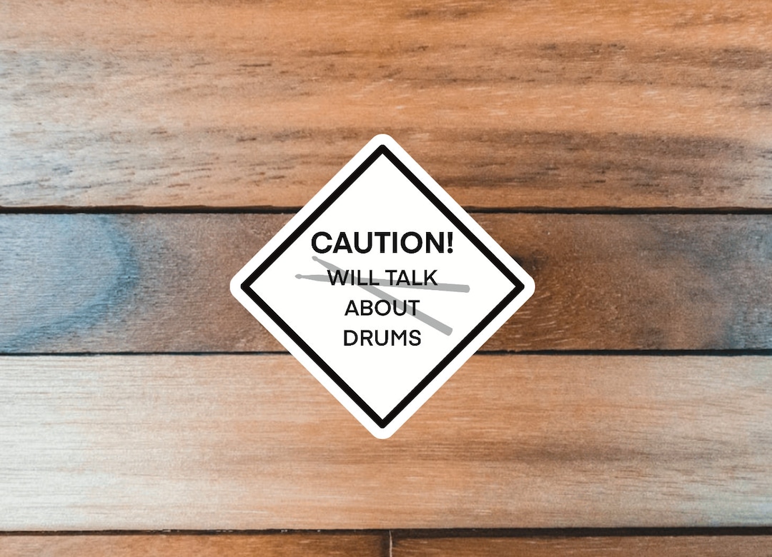 Drum Sticker, Drummer Gift, Music Sticker, Band Orchestra - Etsy