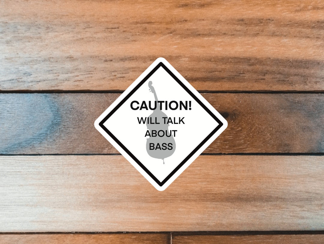 Bass Sticker, Upright Bass, Double Bass, Gift for Orchestra Member ...