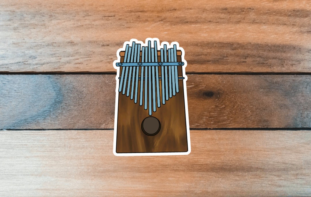 Kalimba Sticker, Mbira Sticker, Thumb Piano, Musical Instrument Sticker ...
