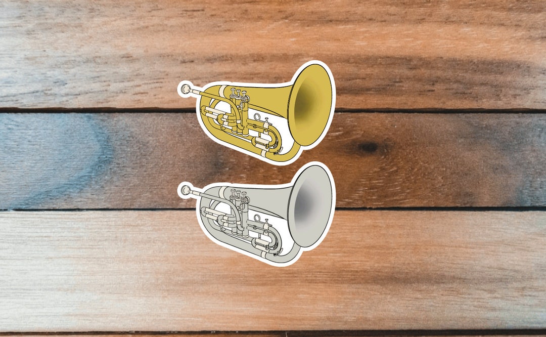 Baritone Sticker, Marching Baritone Sticker, Marching Band Sticker ...