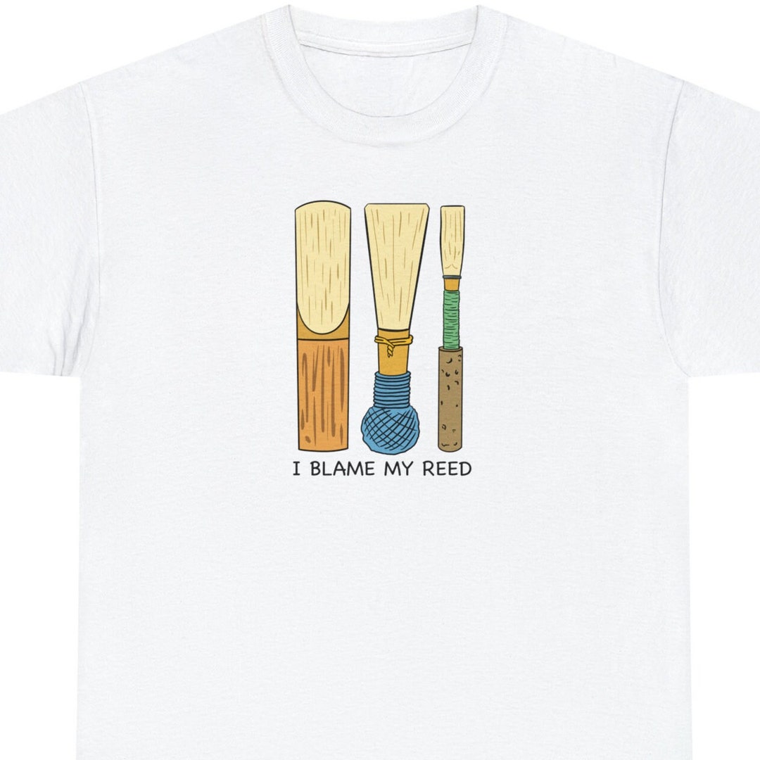 Reed Shirt, Woodwind Musician T-shirt, Gift for Musician, Oboe Clarinet ...