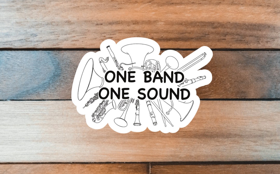 One Band One Sound Sticker - Etsy
