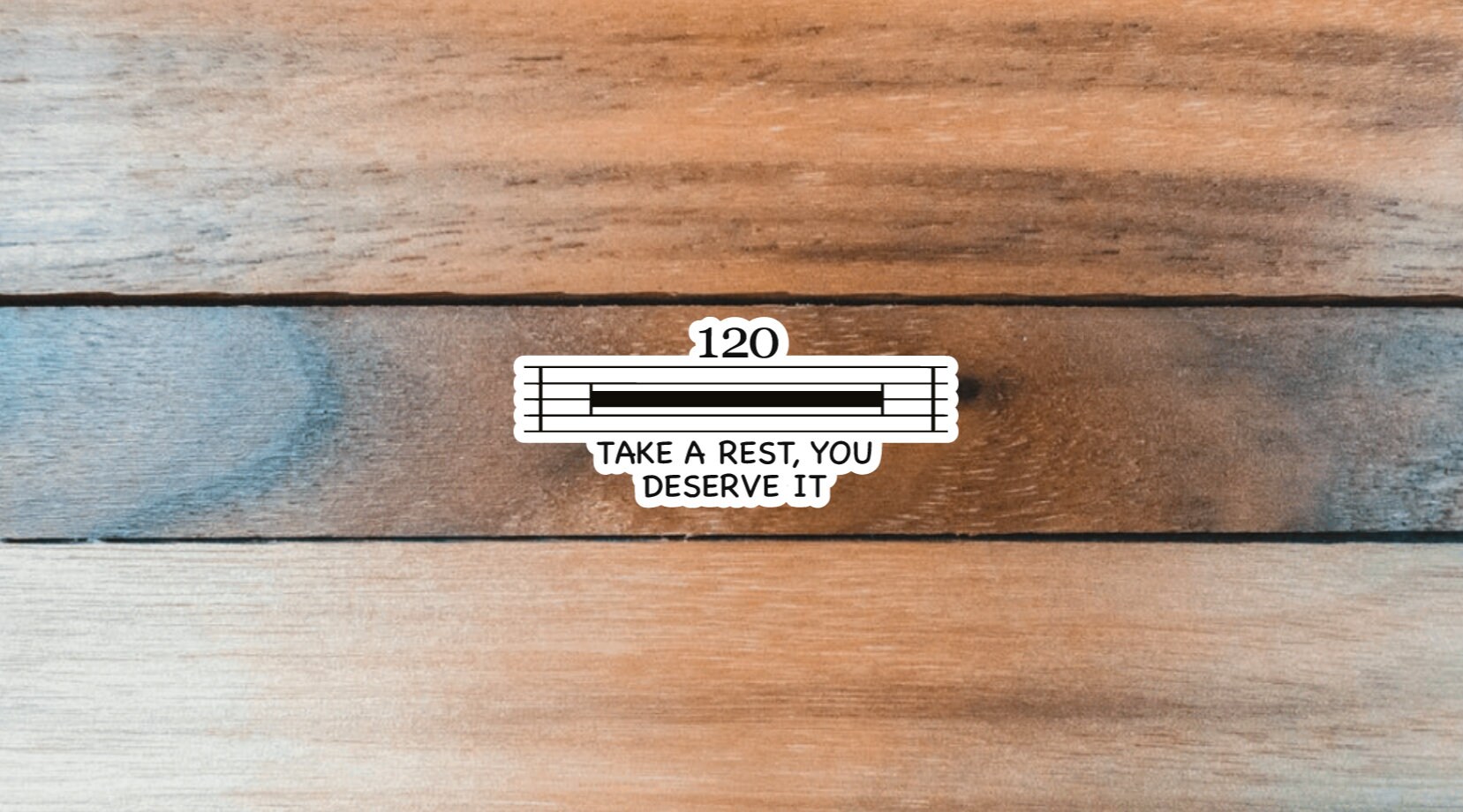 Music Rest Sticker, Funny Music Stickers, Gift for Musician, Band ...
