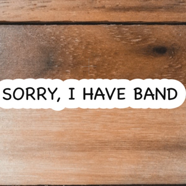 Band Stickers - Etsy