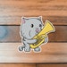 Tuba Player Sticker, Tuba Sticker, Tuba Player Gift, Music Sticker ...