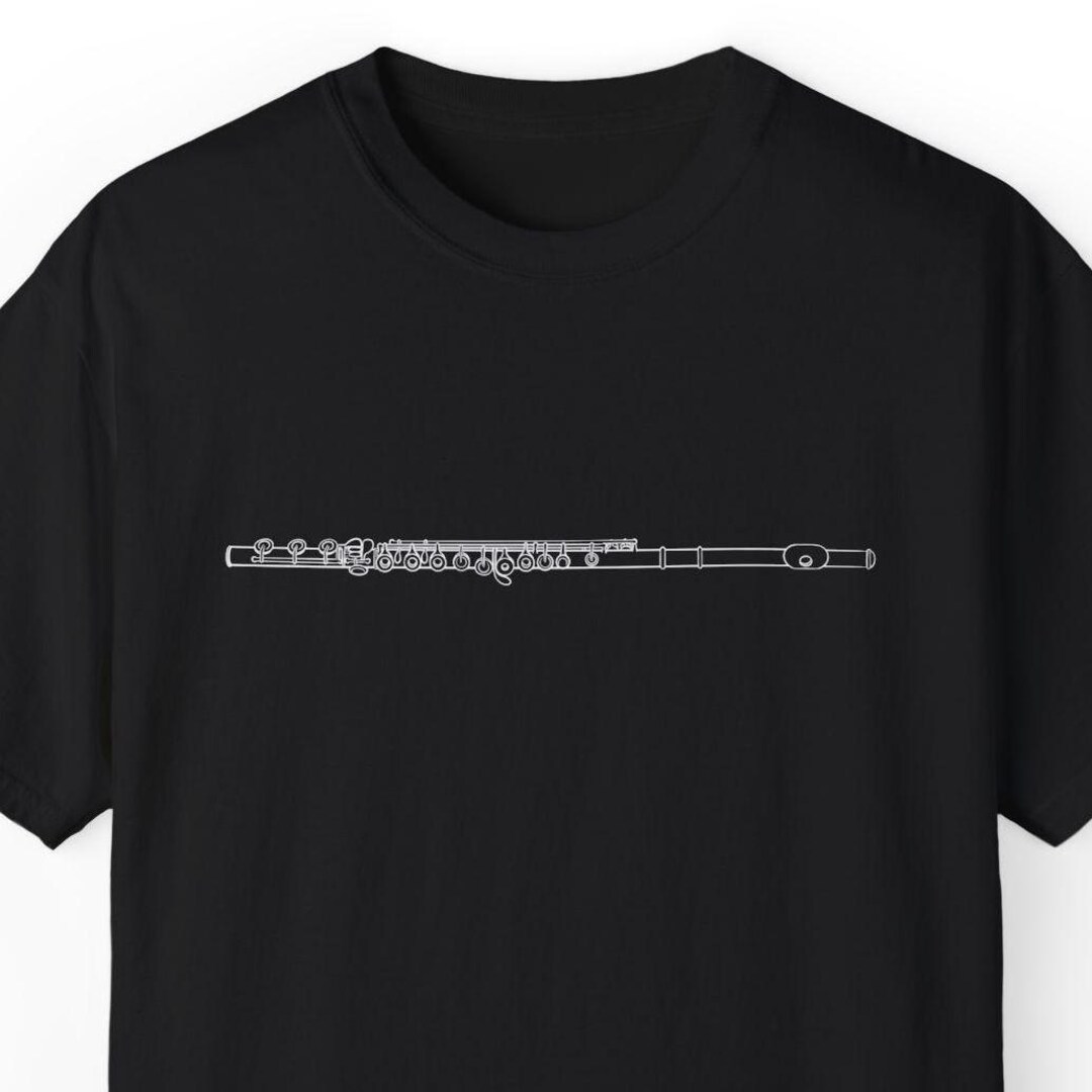 Flute Shirt, Gift for Flute Player, Band Shirt, Comfort Colors - Etsy
