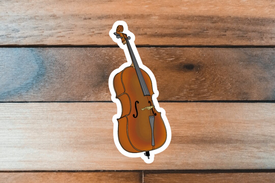 Cello Sticker, Cellist Gift, String Player, Musician Gift, Orchestra - Etsy