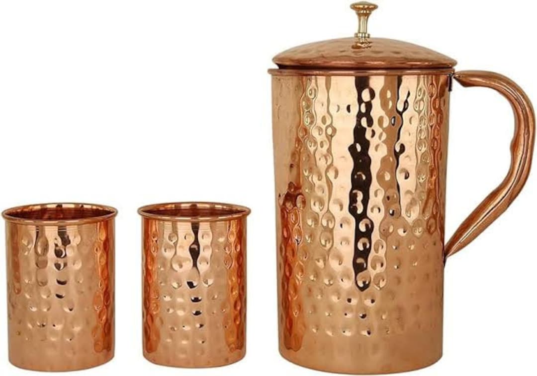 Moscow Mule Copper Mugs 10 Pcs, Solid Copper Handcrafted Copper Mugs ...