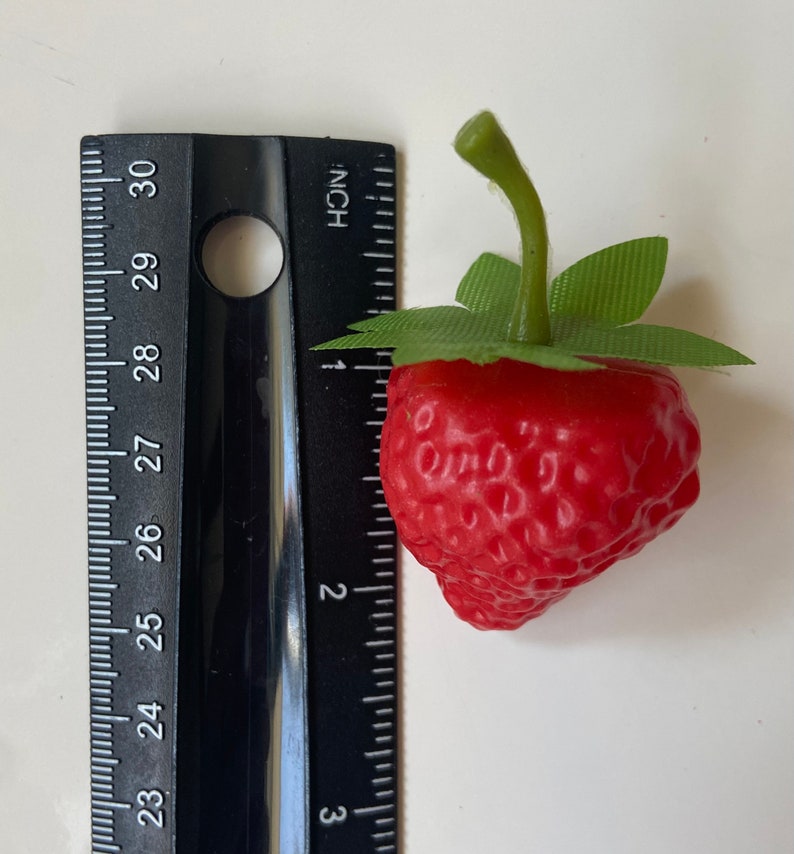 Fake Strawberries Tiered Tray Decor Strawberry Props Fake - Etsy