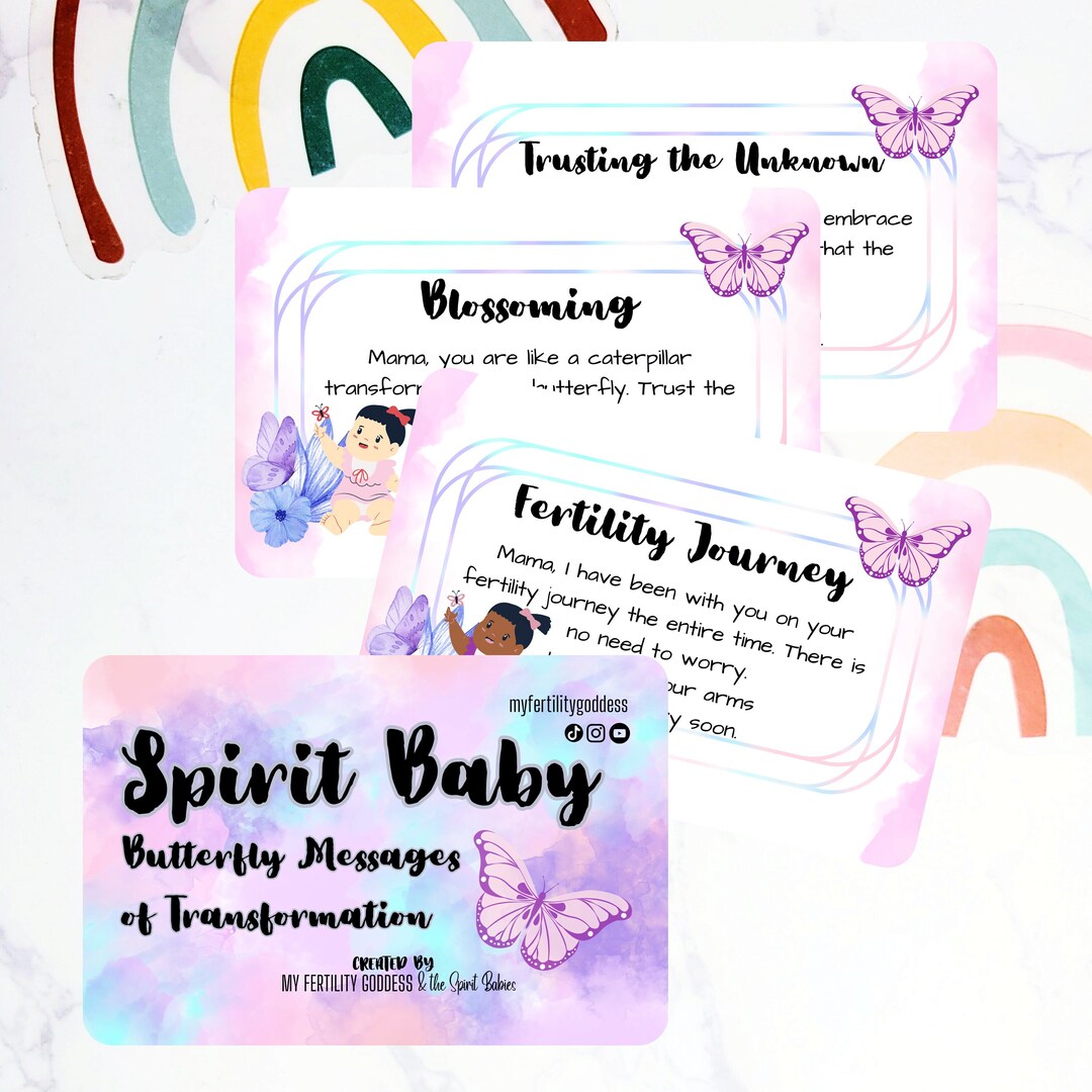 Spirit Baby Butterfly Messages of Transformation - Etsy