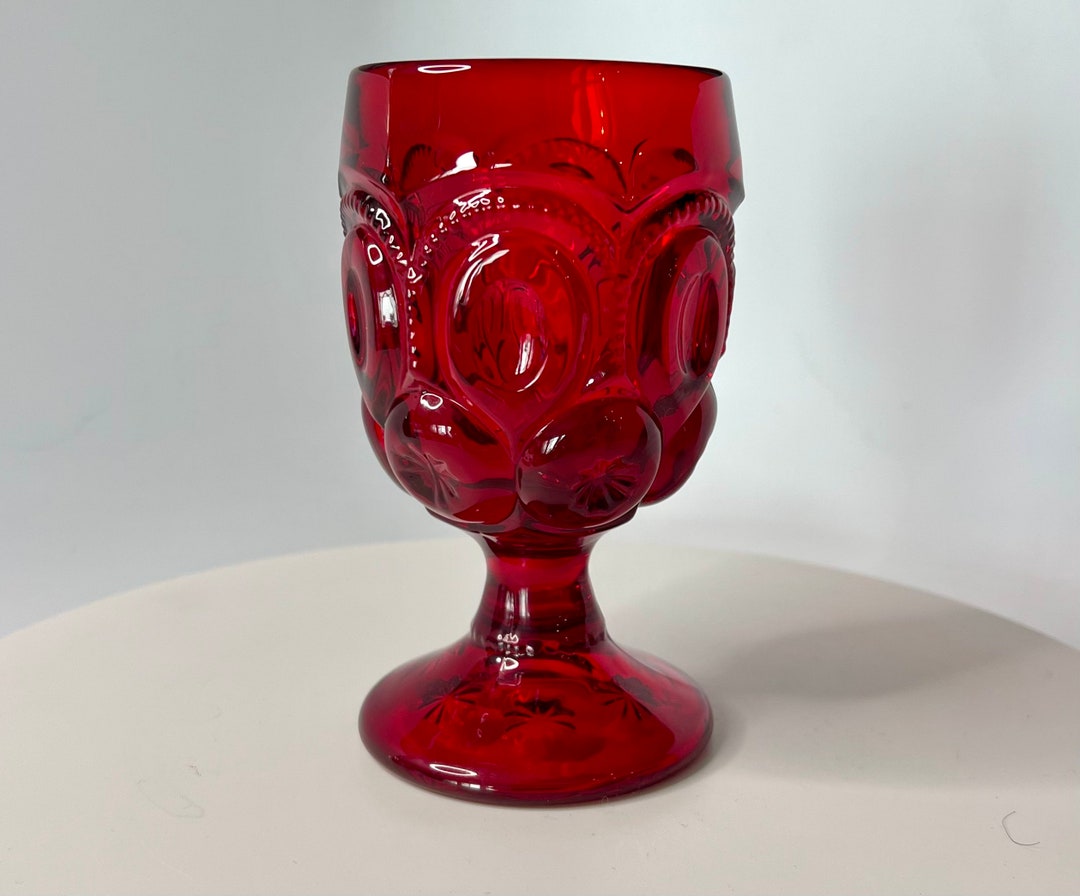 RUBY MOON & STARS Water Goblet - Etsy