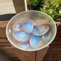 Joseph Inwald Barolac Satin Frosted Decor Bowl - Mermaids - Molded ...