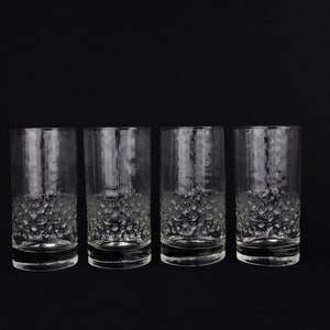 Vintage Set of 4 Durobor 'alaska' Tumbler Drinking Glasses Belgian ...