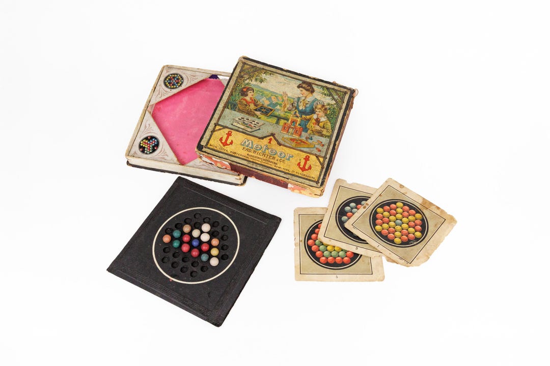 Antique Richter’s Boxed Meteor 1, Vintage German Toy Board Game - Etsy