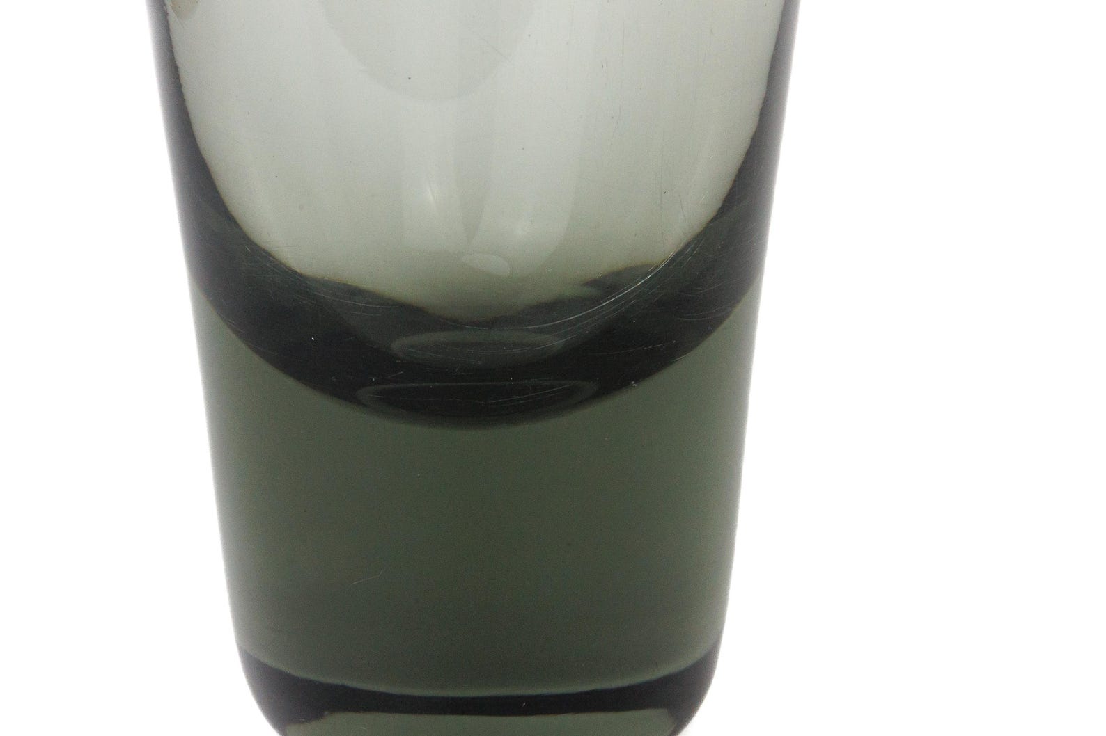 Vintage Tall Glass Vase, by per Lutken for Holmegaard, Signed, Mid ...