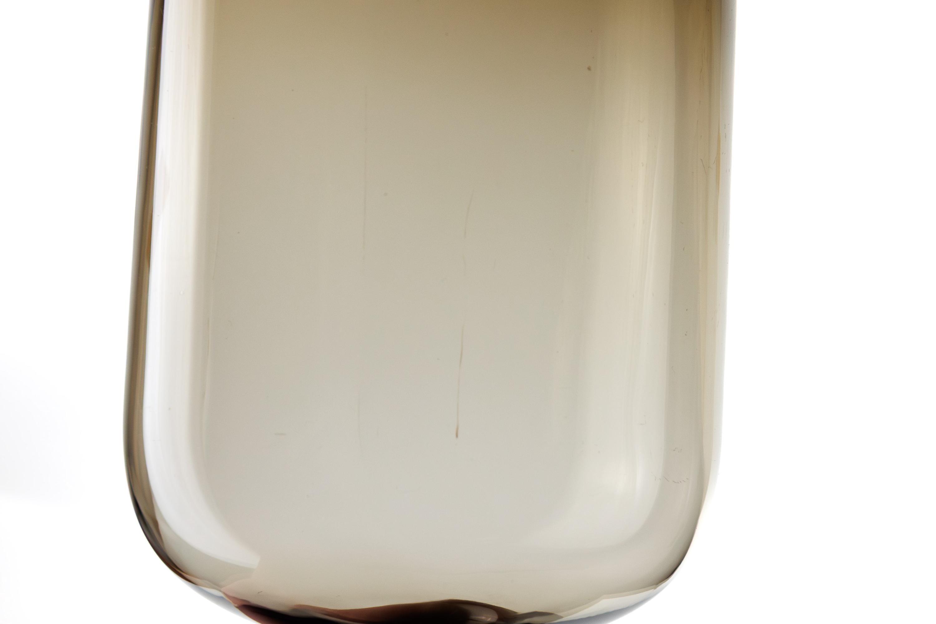 Vintage Otto Brauer for Holmegaard Smokey Brown Semi Transparent Glass ...