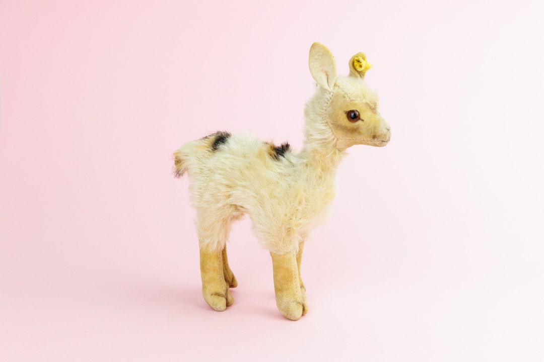 Vintage Steiff "lama" Llama, Button and Flag, Mid Century Mohair Toy - Etsy