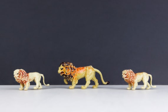 Plastic lion figurines store