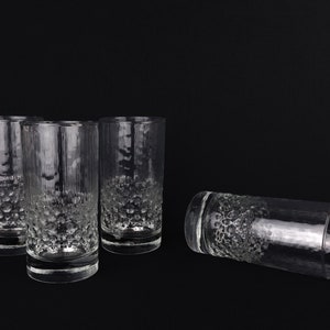 Vintage Set of 4 Durobor 'alaska' Tumbler Drinking Glasses Belgian ...