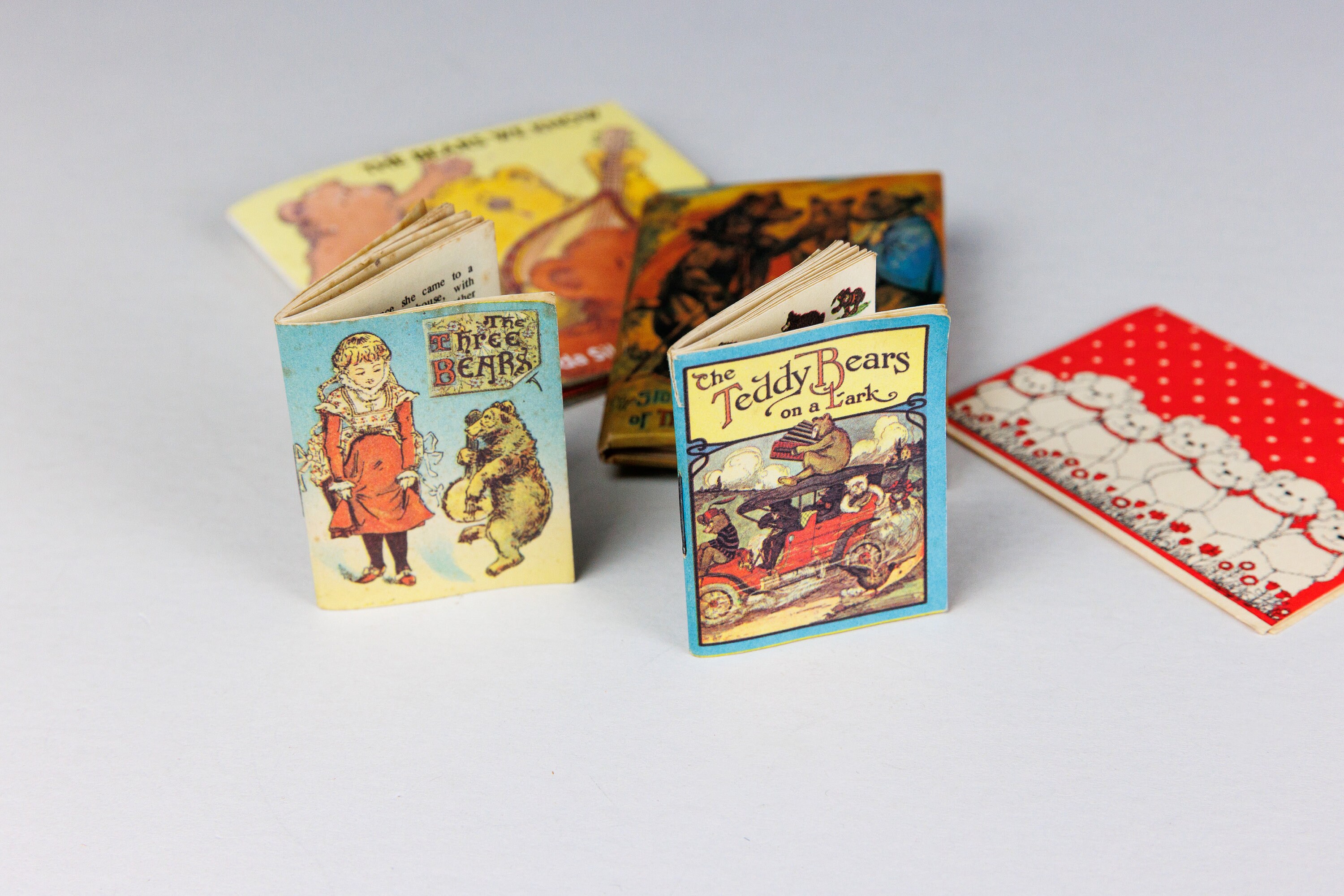Retro Collection of Miniature Storybooks Featuring Teddy - Etsy UK
