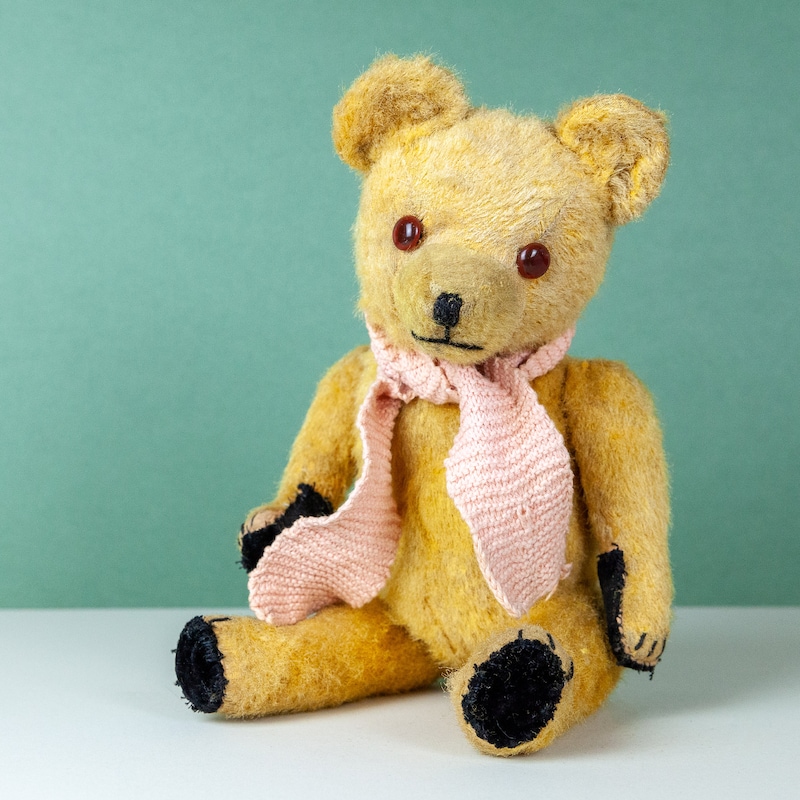 Yellow Teddy Bear - Etsy