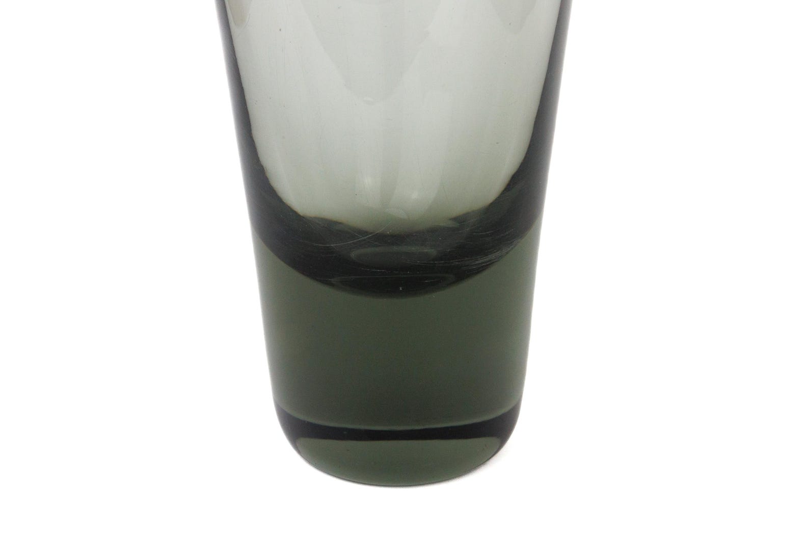 Vintage Tall Glass Vase, by per Lutken for Holmegaard, Signed, Mid ...