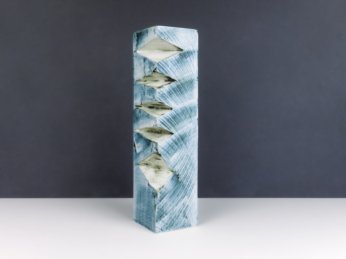 Tall Vintage JOHN BEUSMANS Vase T3 Sculptural Carn Pottery - Etsy UK