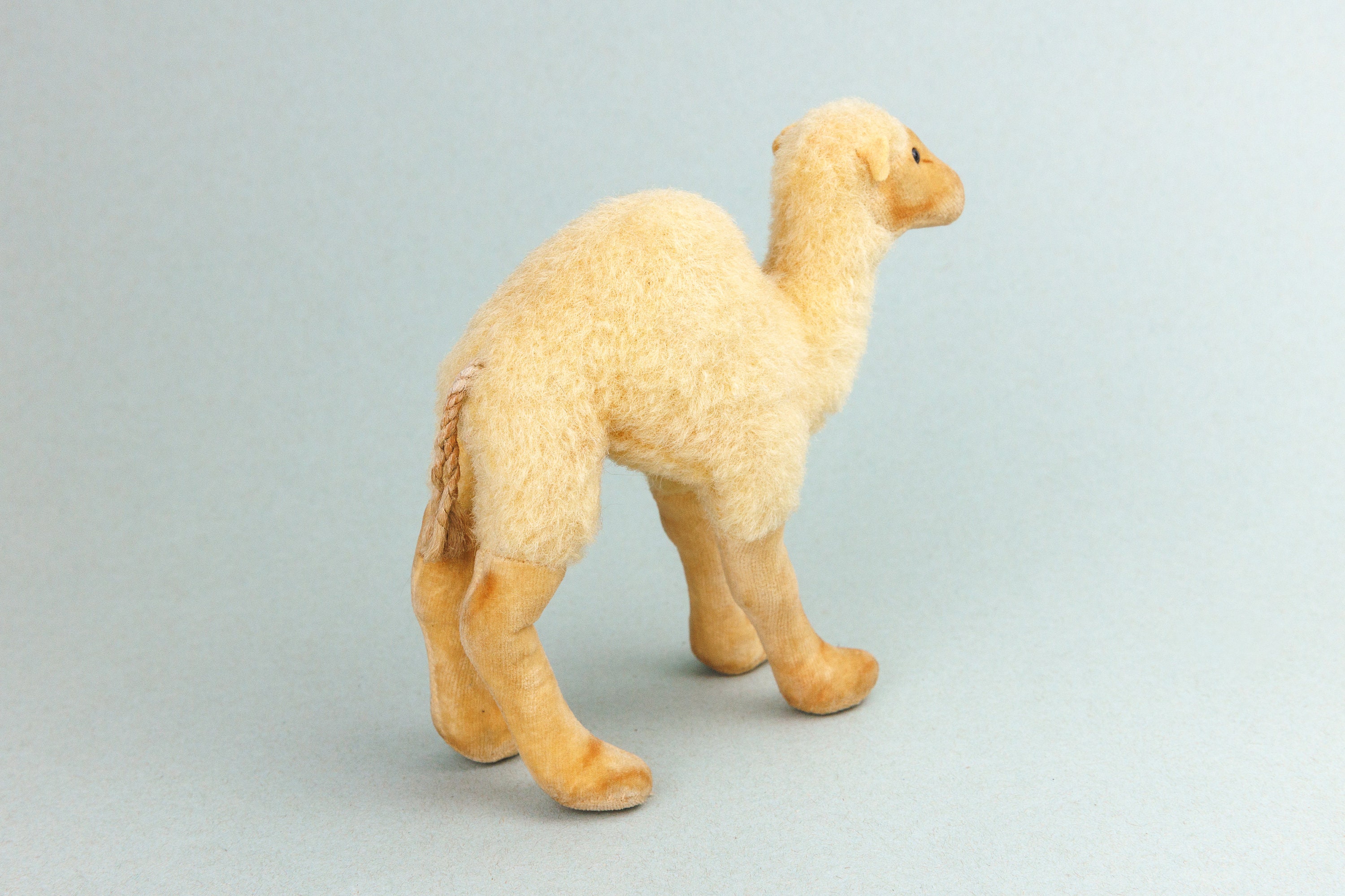 Small Vintage Steiff Dromedary Toy Camel Plush and Velvet Mid - Etsy