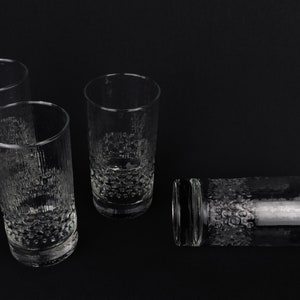 Vintage Set of 4 Durobor 'alaska' Tumbler Drinking Glasses Belgian ...