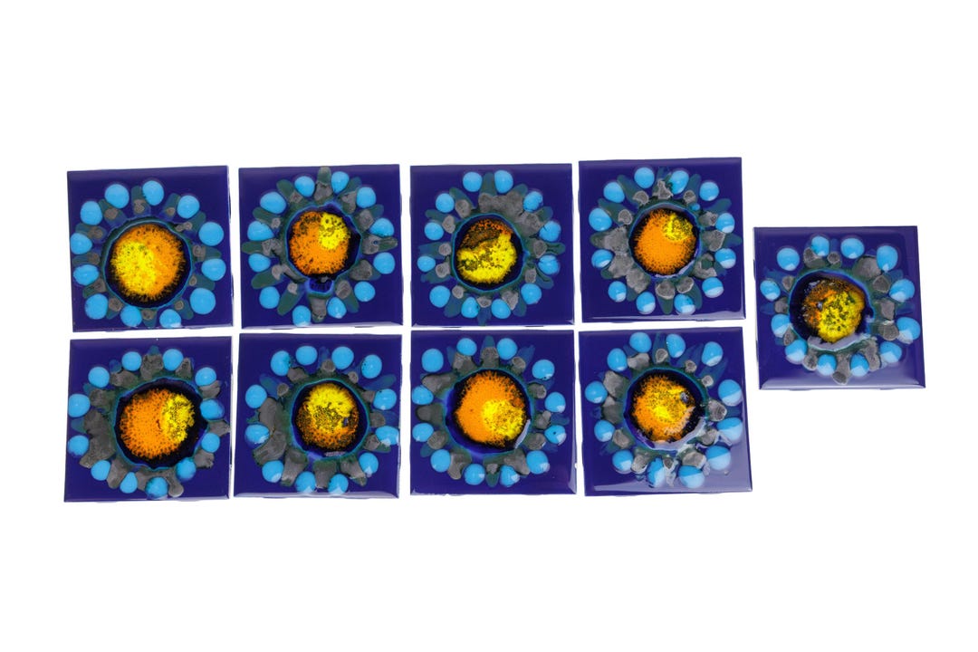 Vintage Jean Powell Cristal H & R Johnson Ltd Ceramic Tiles 70s ...