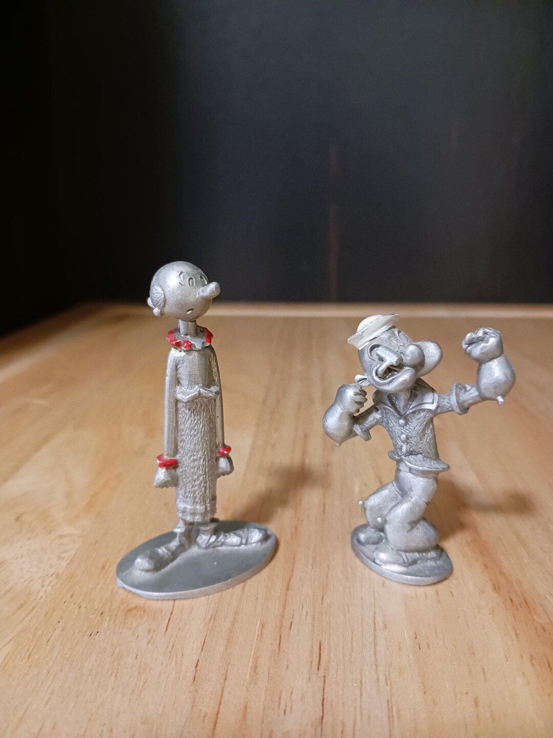 Pewter Olive Oil and Popeye the Sailor Man - Etsy