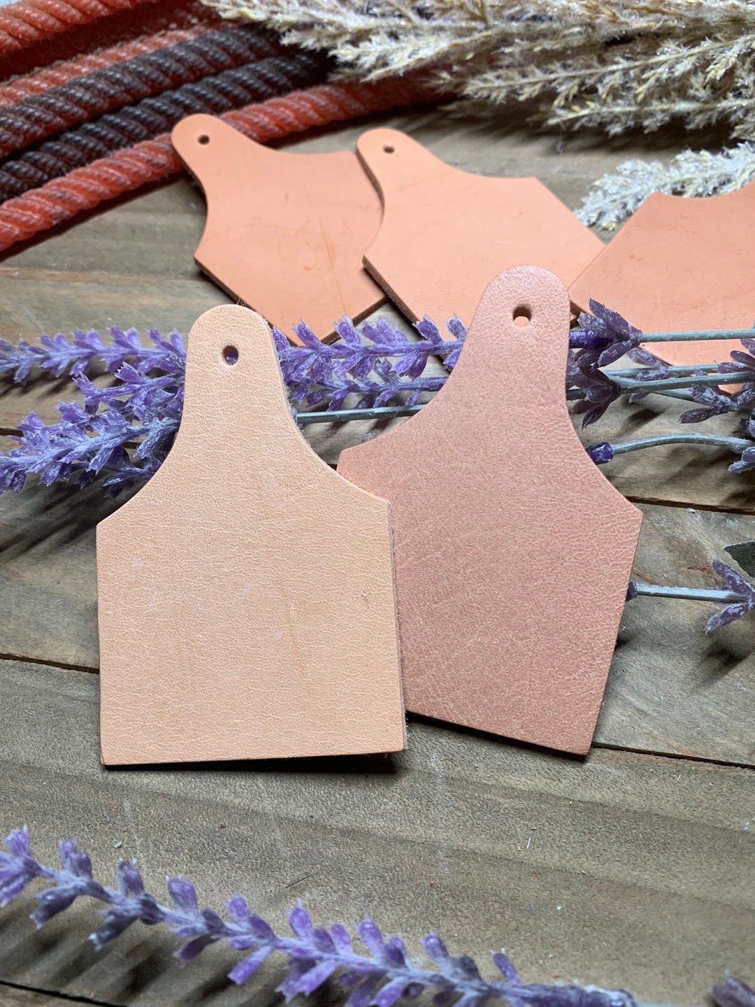 Leather Cow Tag Blank, 5 Pack, Leather Blank, Cow Tag Cutout - See ...