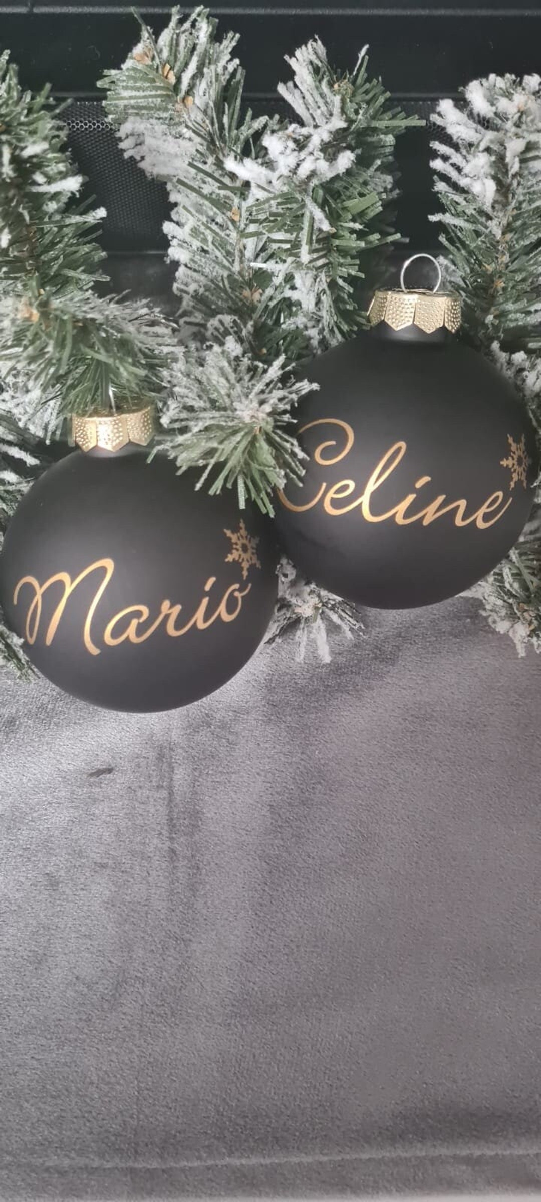 8 Cm Personalized Christmas Ball Christmas Decoration - Etsy