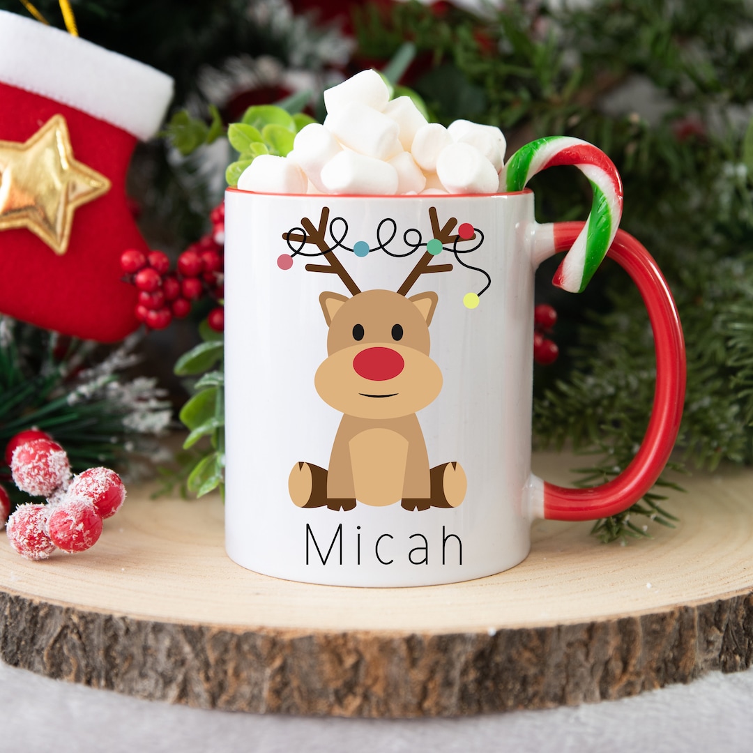 Personalized Christmas Mugs, Hot Chocolate Mugs, Kids Christmas Mugs ...