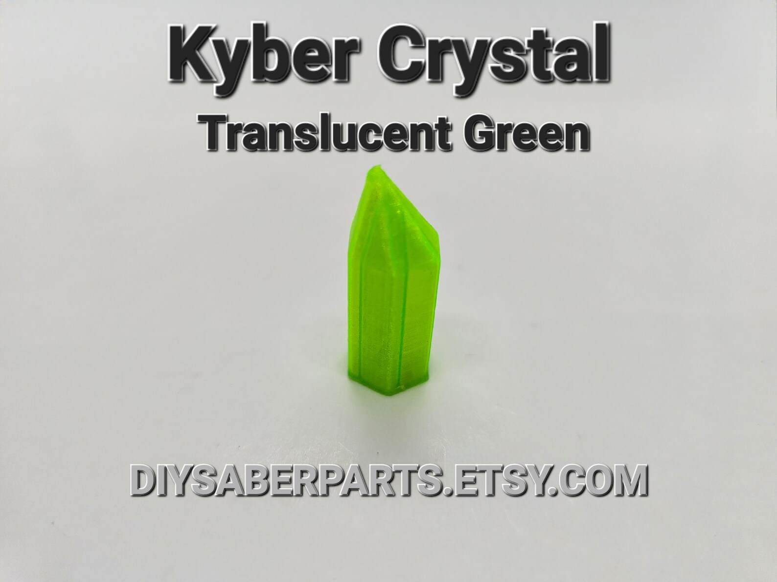 Kyber Crystal, 3D Printed Kyber Crystal, Lightsaber Crystal, Jewelry ...