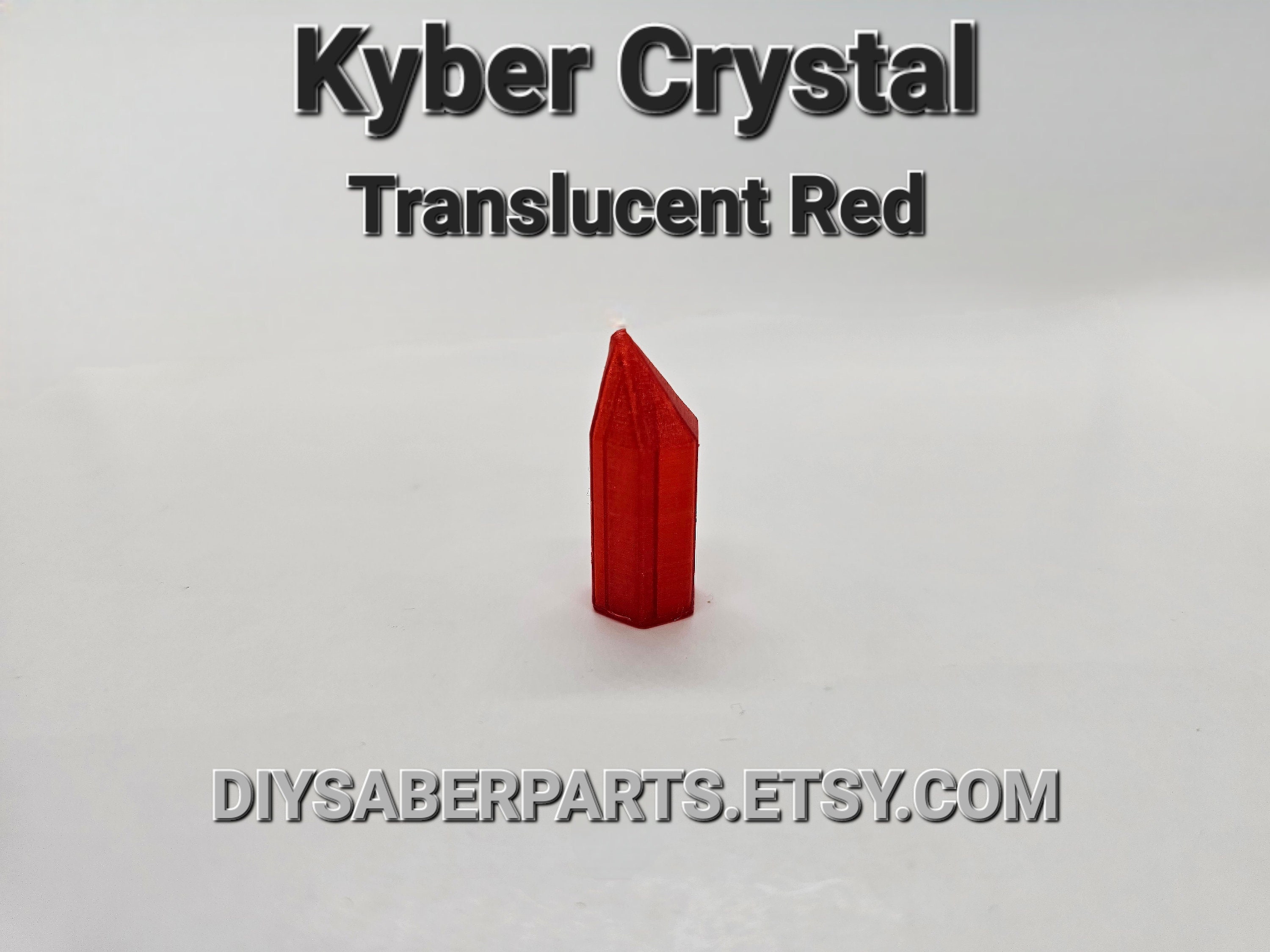 Kyber Crystal, 3D Printed Kyber Crystal, Lightsaber Crystal, Jewelry ...