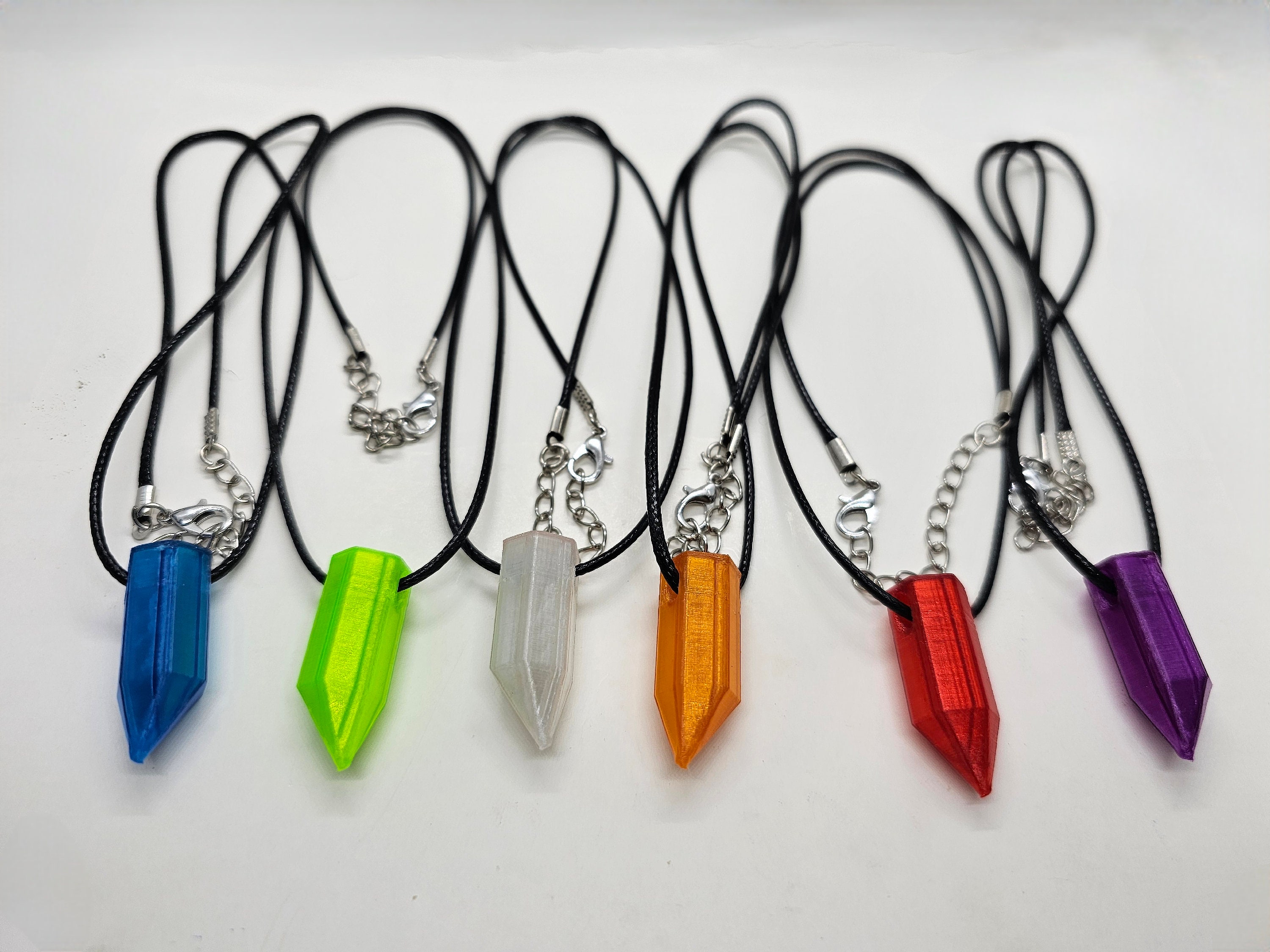 3D Printed Kyber Crystal Necklace, Kyber Crystal Necklace, Crystal ...