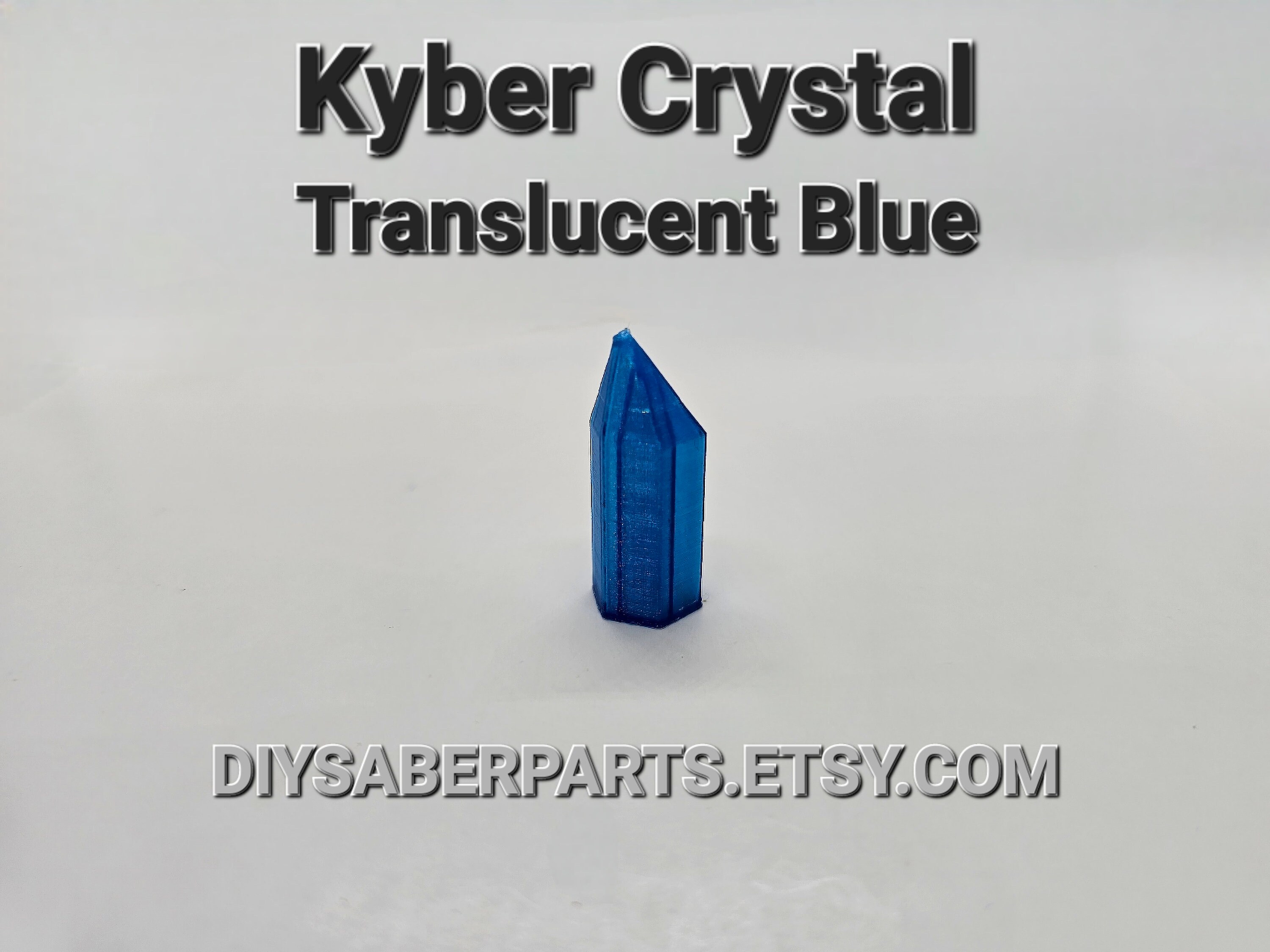 Kyber Crystal, 3D Printed Kyber Crystal, Lightsaber Crystal, Jewelry ...