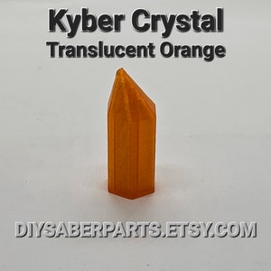 Kyber Crystal, 3D Printed Kyber Crystal, Lightsaber Crystal, Jewelry ...