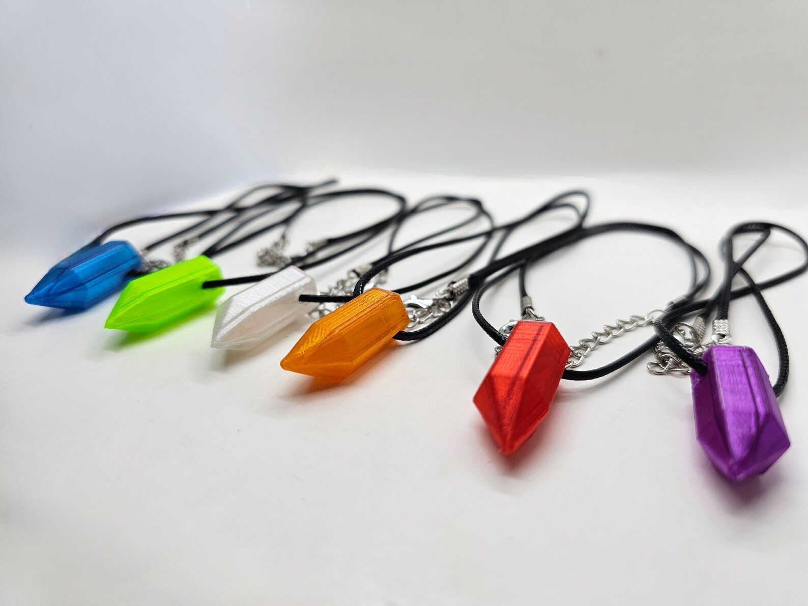 3D Printed Kyber Crystal Necklace, Kyber Crystal Necklace, Crystal ...