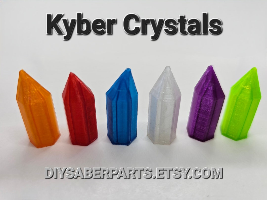 Kyber Crystal 3D Printed Kyber Crystal Lightsaber Crystal - Etsy