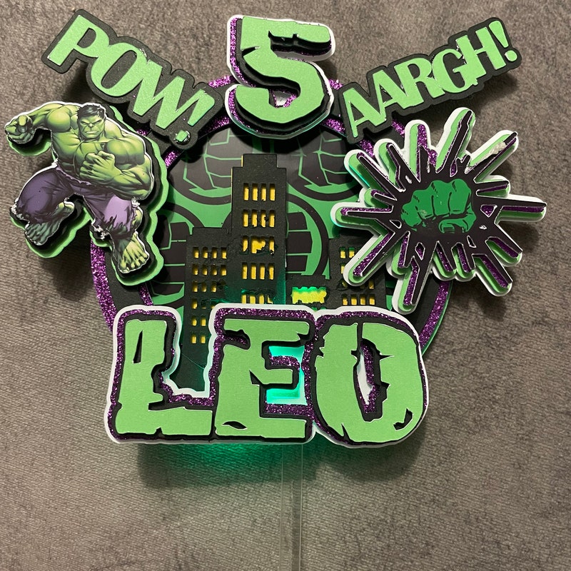 Hulk Cake Topper - Etsy