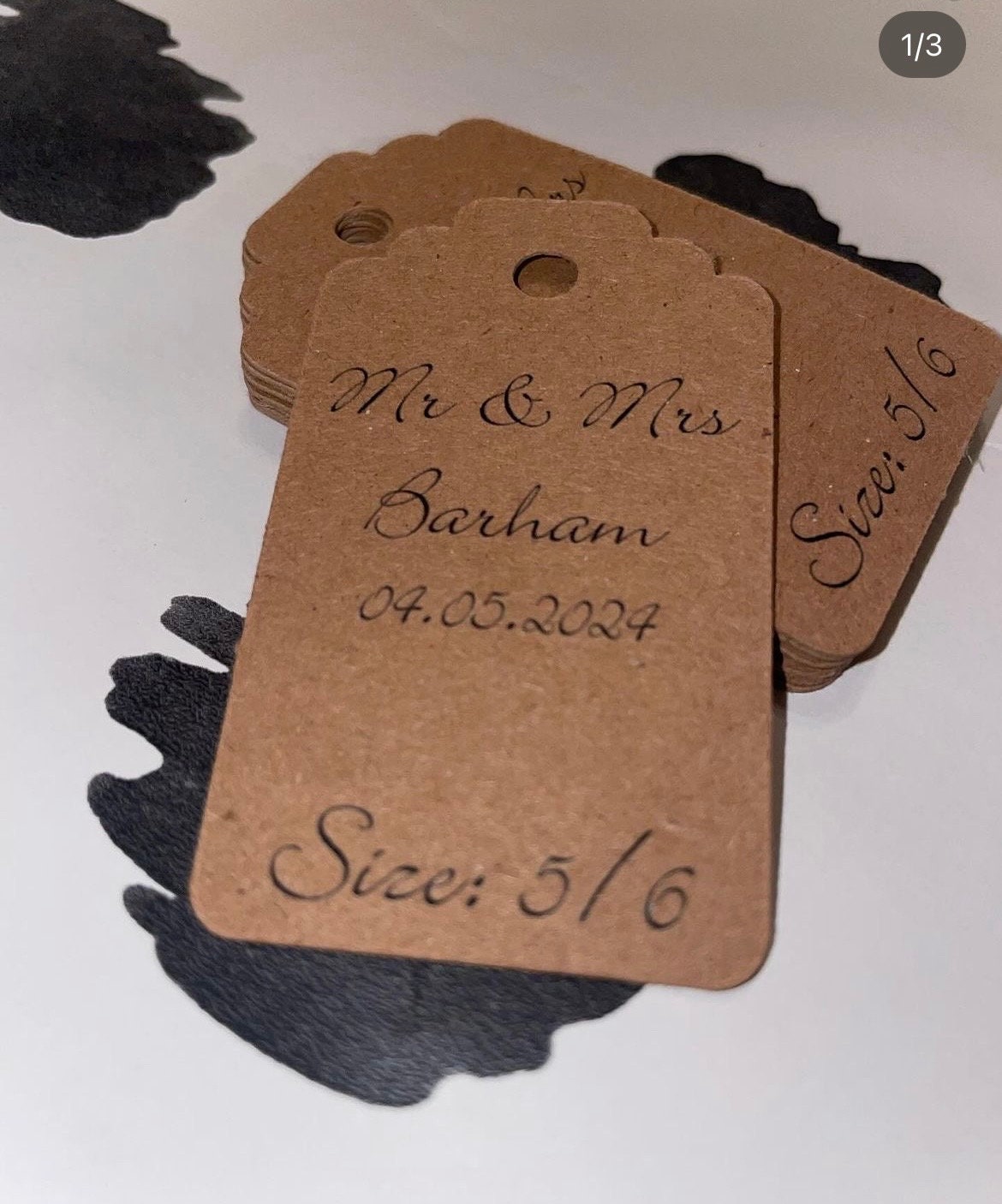 Personalized Wedding Flip Flop Tags: Dancing Feet Favor (TAGS ONLY ...