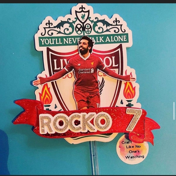 Liverpool Football Shirt Cake Topper - Etsy UK