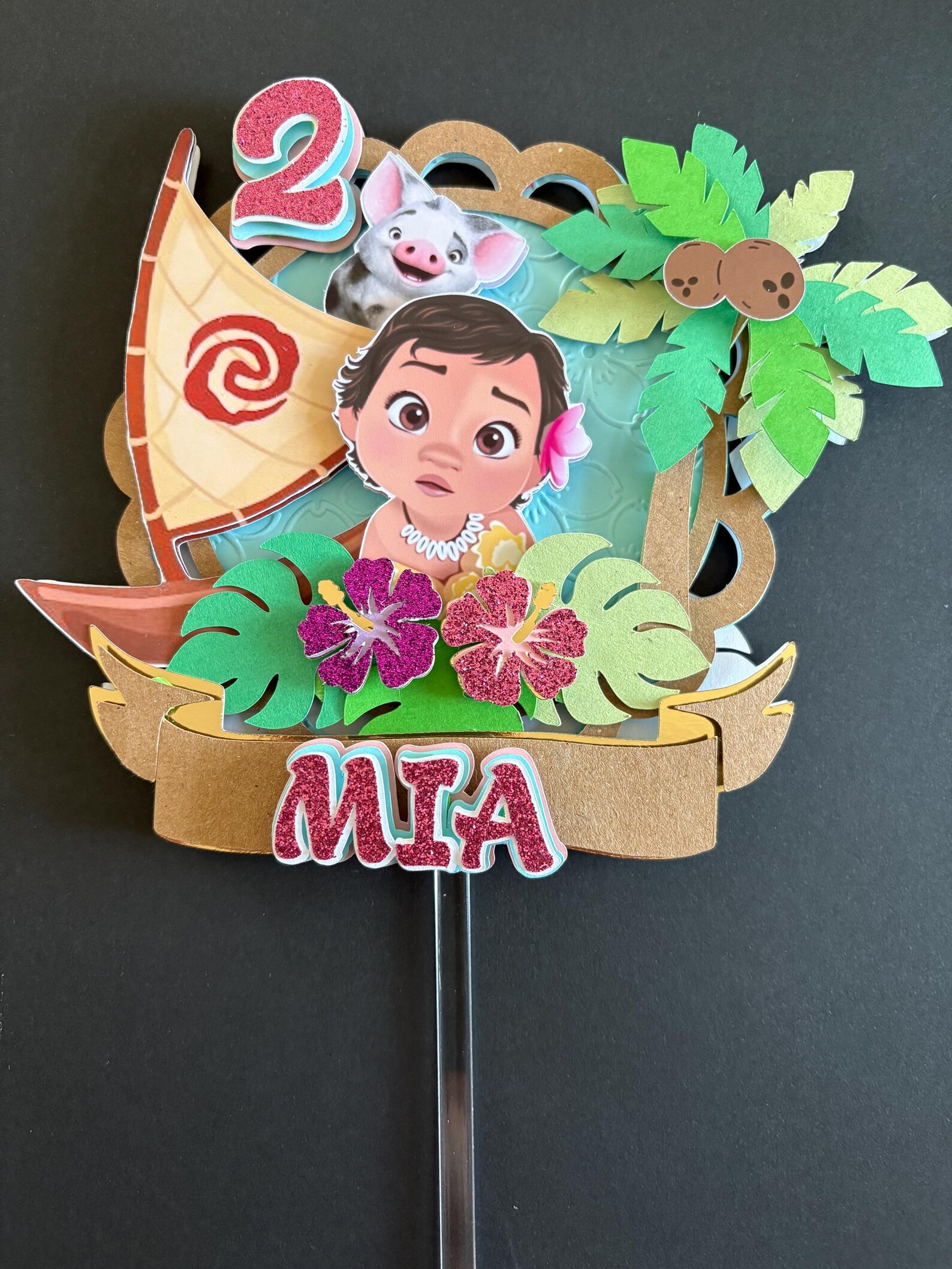 Moana Cake Topper - Etsy UK