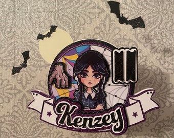 Wednesday Addams Cake Topper, Wednesday Cake Topper - Etsy