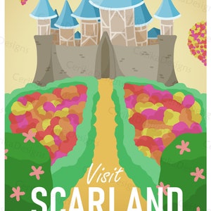 Scarland Hermitcraft Art Print - Etsy