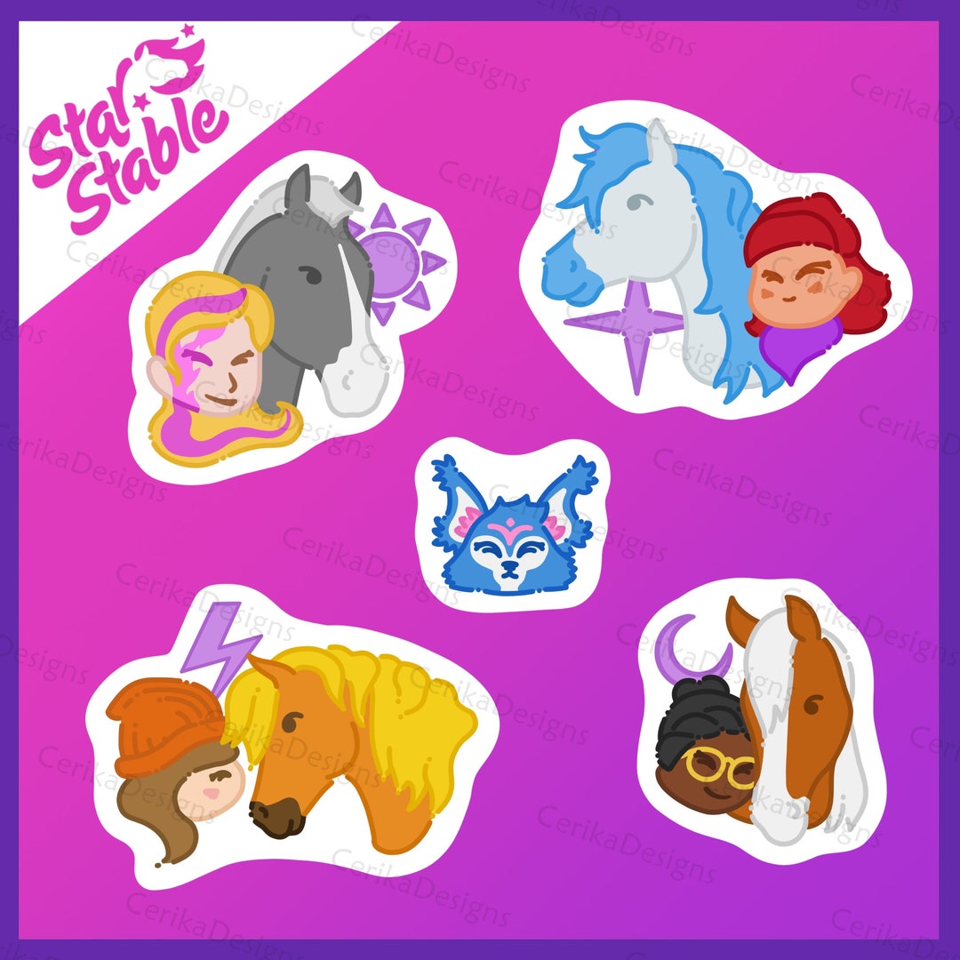 Star Stable Online Soul Rider Stickers! - Etsy